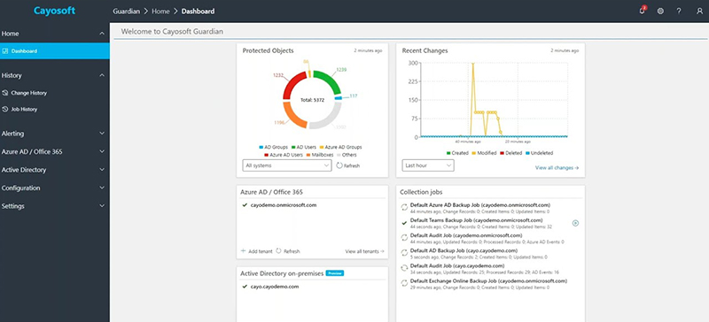 Cayosoft Guardian | Instant Active Directory Recovery and Monitoring Software
