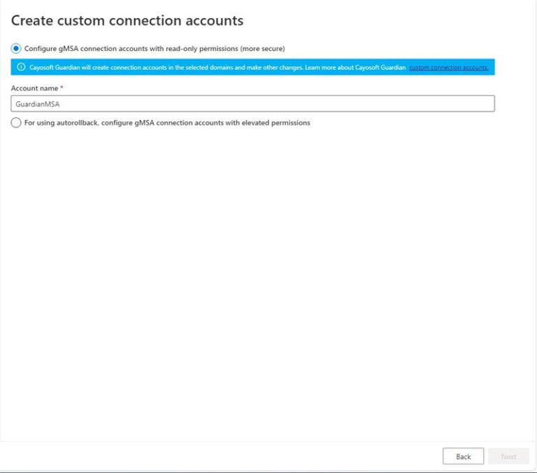 Enhanced Security and Deployment with gMSA and AD Connector - Cayosoft