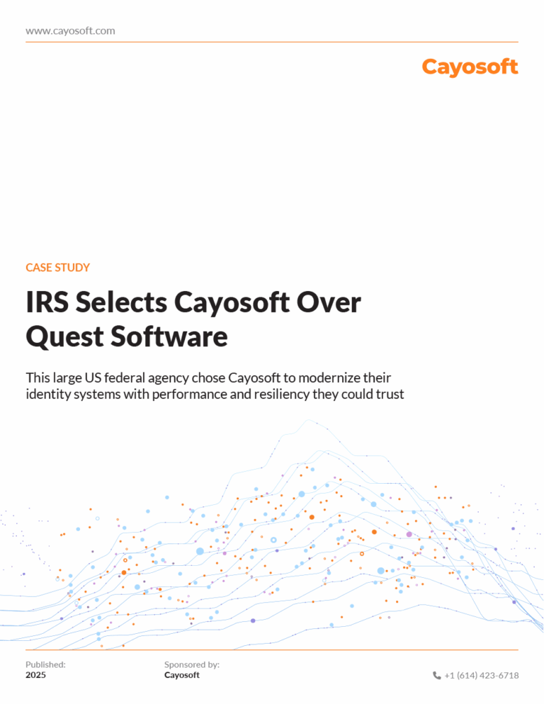 IRS Selects Cayosoft to Replace Quest Software - Cayosoft
