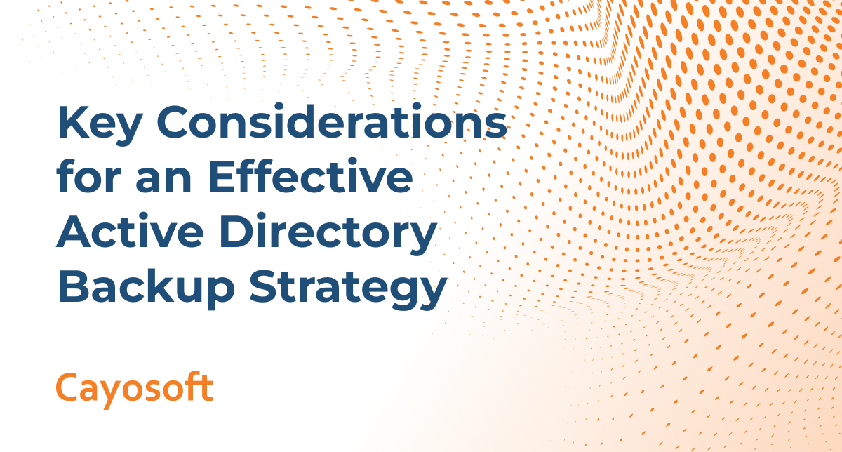 Active Directory Backup and Recovery: A Comprehensive Guide to Ensuring ...