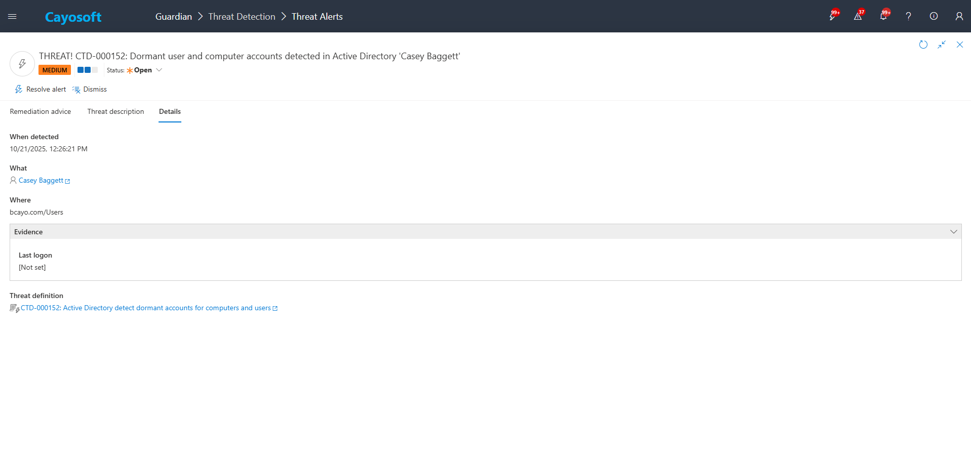 Active Directory detect dormant accounts for computers and users - Cayosoft